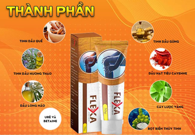 Flexa - Kem bôi hỗ trợ điều trị xương khớp, hỗ trợ điều trị viêm khớp